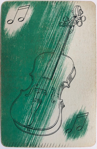 Music Cello Double Bass Swap Playing Card | 001 Swap Cards