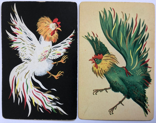 Birds #32 Roosters Swap Cards | 001 Swap Cards