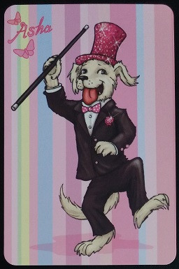 Forever Clover S4 #264 Asha Dog Swap Card | 001 Swap Cards