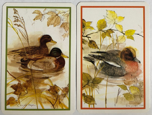 Ducks #34 | Birds Swap Cards PAIR | 001 Swap Cards