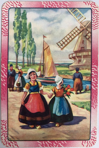 Dutch Girls & Windmill Swap Cards SINGLE | 001 Swap Cards