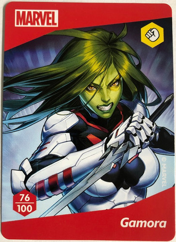 Marvel Gamora #76 Woolworths Disney Wonders Card | 001 Swap Cards