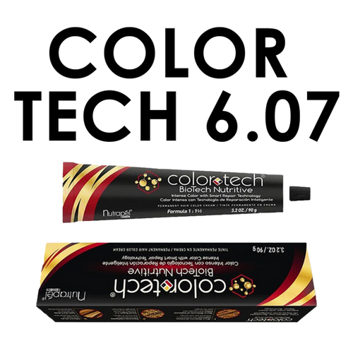 [NUTRAPEL TINTES] COLOR TECH 6.07 TINTE PERMANENTE EN CREMA 90 g ...