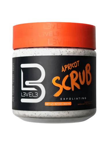[L3VEL3] LV3 APRICOT SCRUB EXFOLIANTING 500ML | IMAGEN BEAUTY SUPPLY