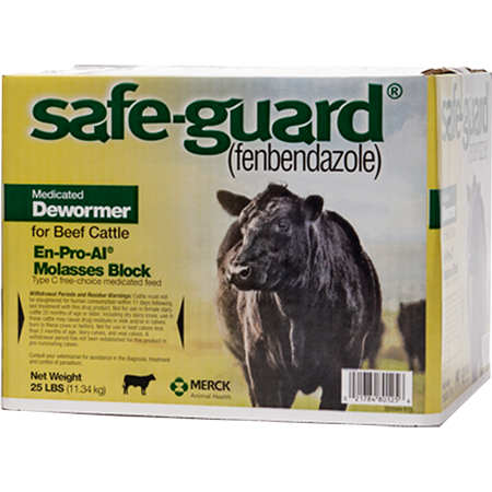 Safe-guard Cattle Deworming Block | ASE Feed & Supply