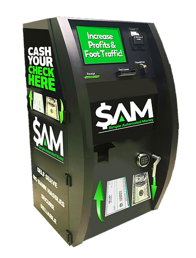 Self-Serve Retail Check Cashing System | The SAM Machine