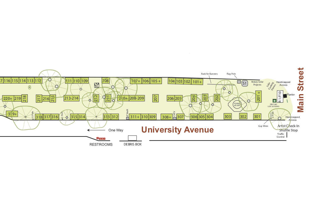 Booth Map | Rotary Los Altos