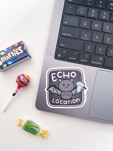 Echo-location - sticker | Soap Note Ink