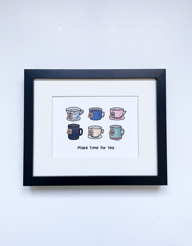 Therapy Teas - Art Print | Soap Note Ink