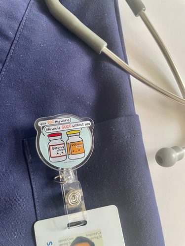 ROC & SUCC badge reel | Soap Note Ink