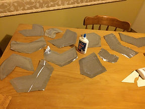 Segmented Greaves (Shin Armour) | ruthjohnsoncreations