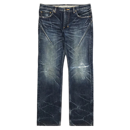 Number (N)ine SS07 distressed jeans | Barhaine Archive