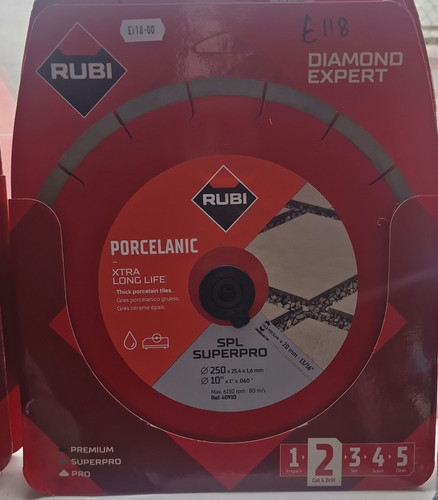 Rubi porcelain blade spl superpro | High Class Paving Supplies Ltd