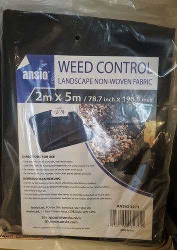 Ansio 2mx5m weed control non-woven landscaping fabric | High Class ...