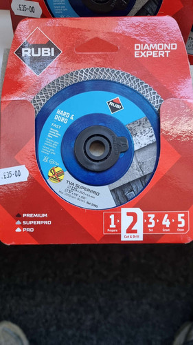 Rubi TVA 125 SUPERPRO | High Class Paving Supplies Ltd