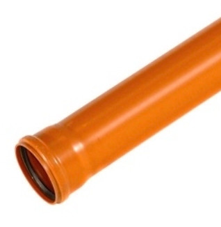 110mm x 3m single socket sewer pipe | High Class Paving Supplies Ltd