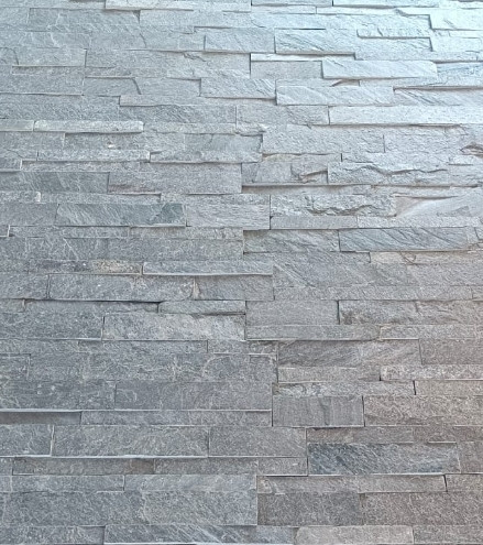 Silver grey natural wall cladding | High Class Paving Supplies Ltd