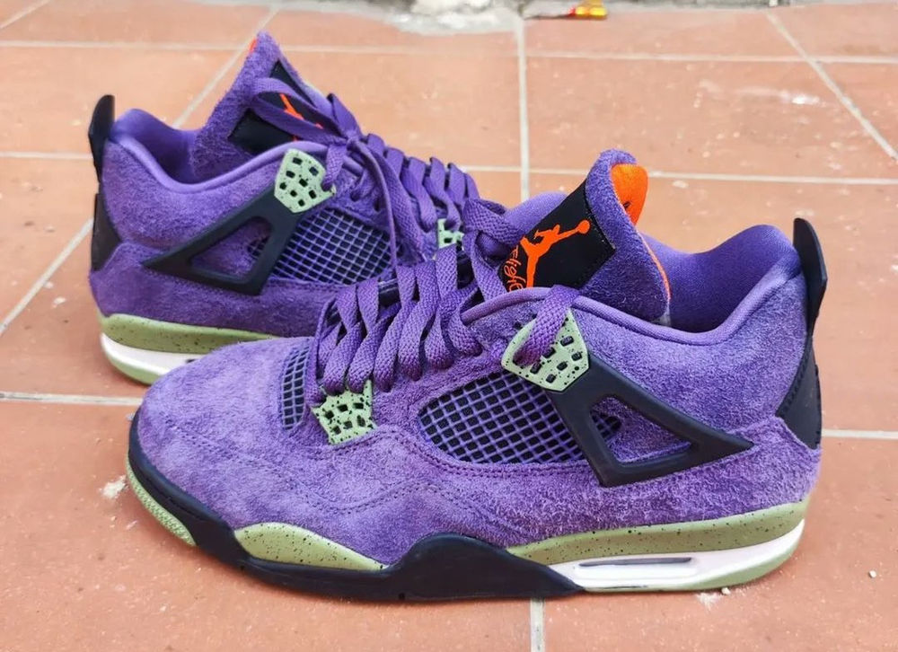 Veja os detalhes do Air Jordan 4 “Canyon Purple”