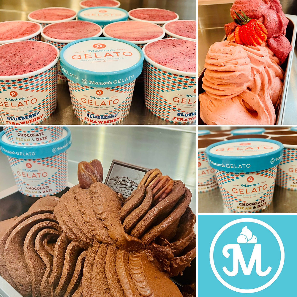 Marion’s Gelato all vegan fruit flavors!