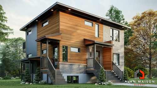 Plan de triplex | Plan Maison Québec