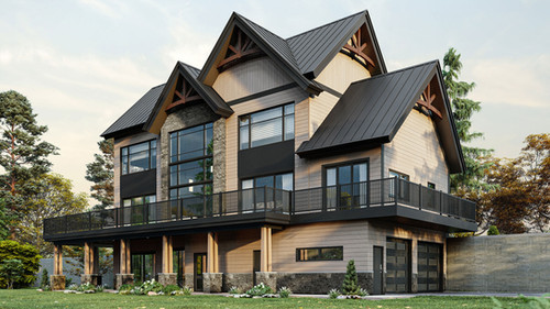 Plan de maison bi-génération haut de gamme | Plan Maison Québec