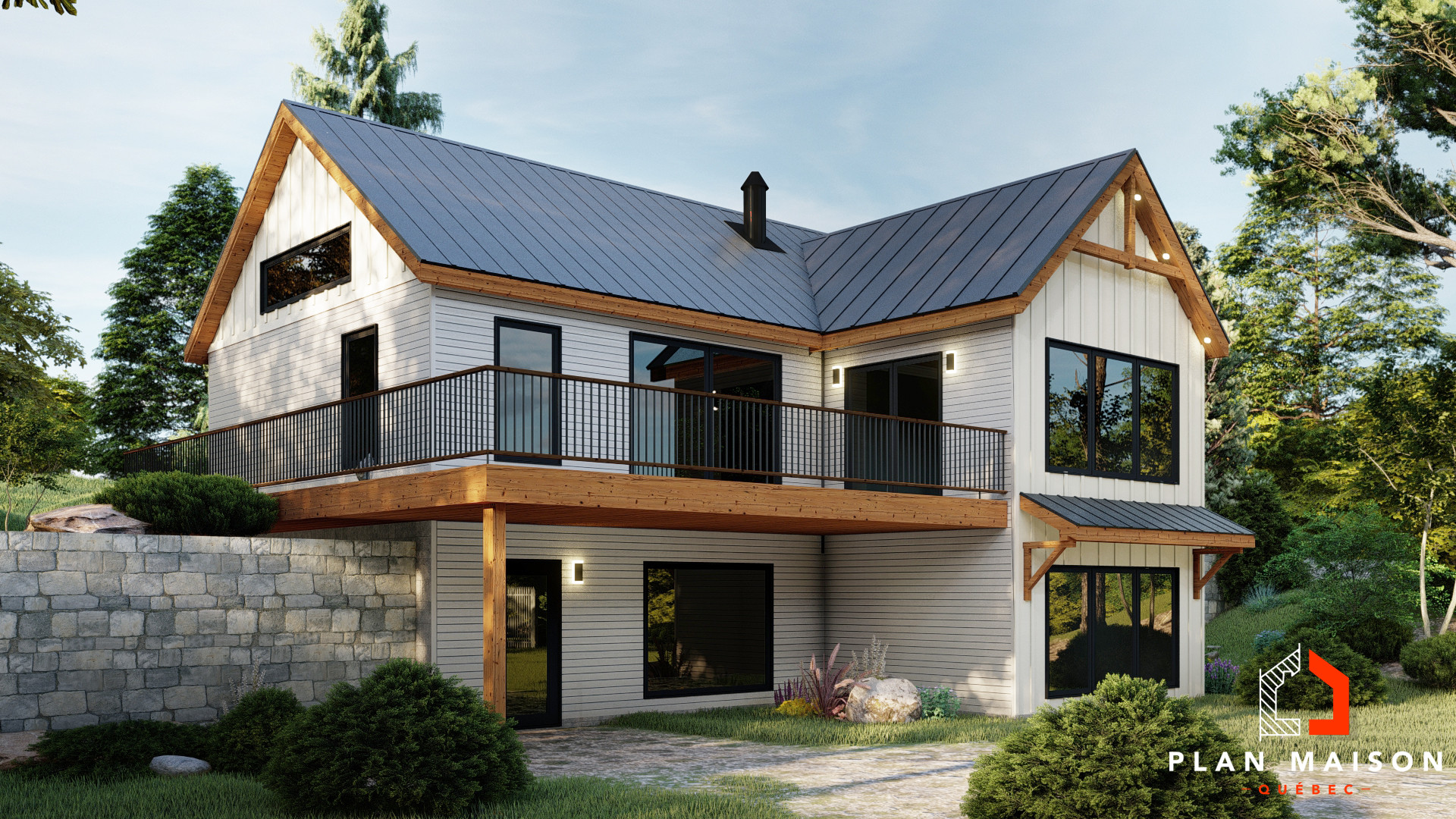 New modern house model | Plan Maison Québec