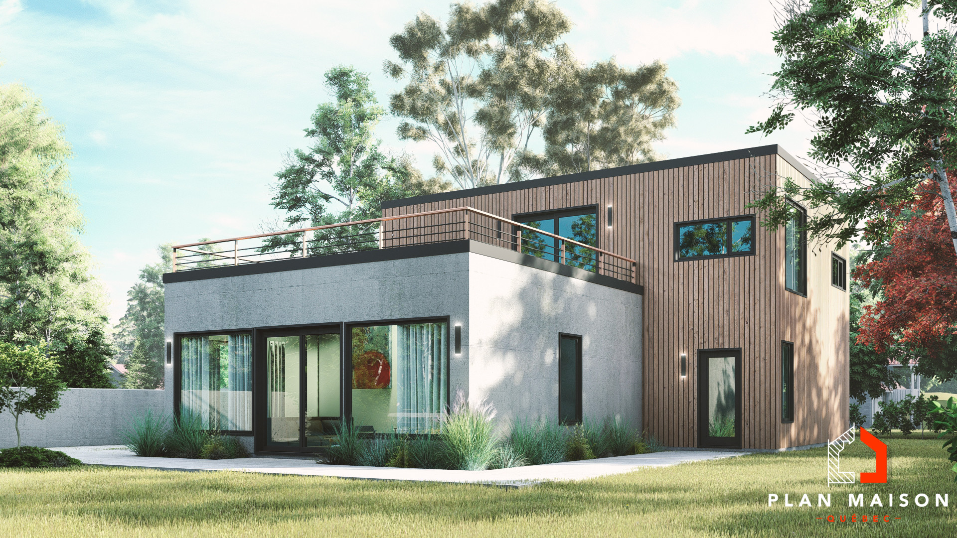 Plan de maison neuve à 4 chambres | Plan Maison Québec