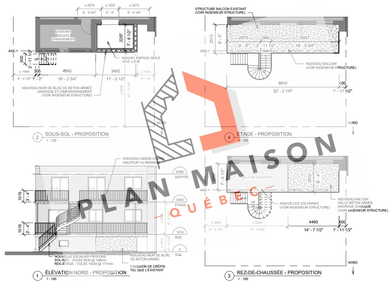 Rénovation et aménagement de sous-sol de maison à étage | Plan Maison ...