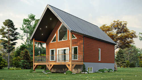 Modèle de chalet de montagne | Plan Maison Québec