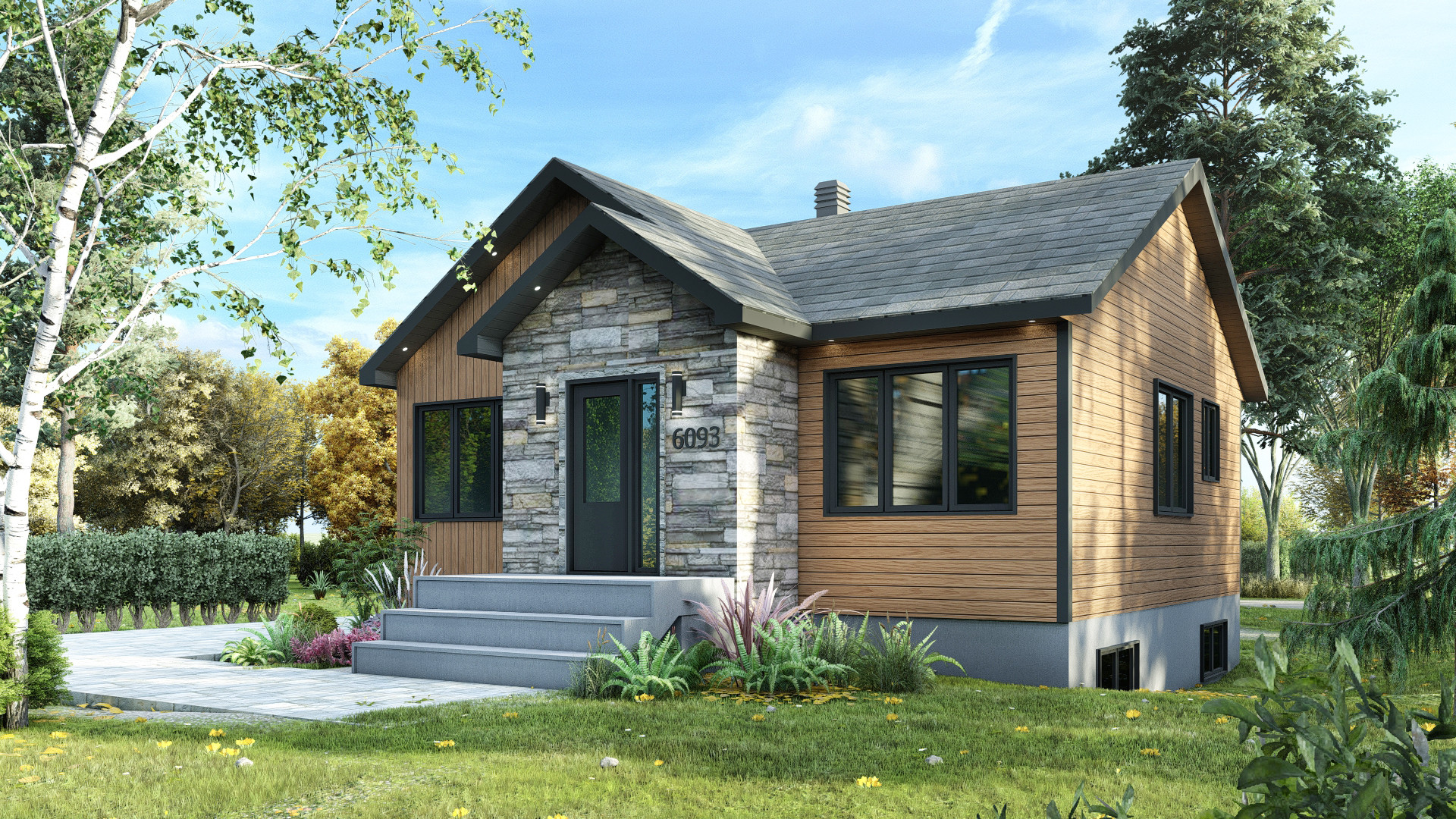 Plan maison contemporaine Abitibi | Plan Maison Québec