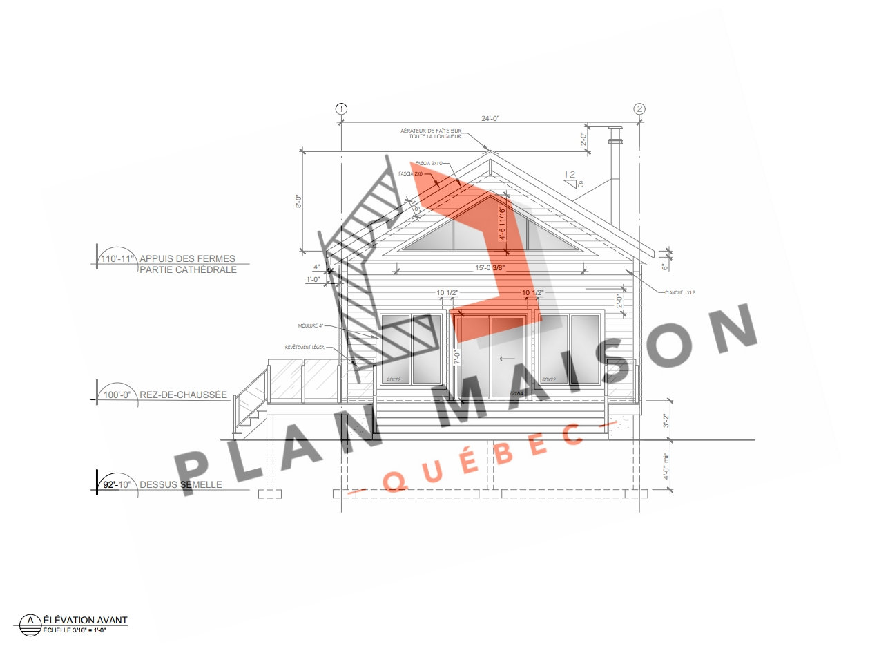 Chalet house | Plan Maison Québec