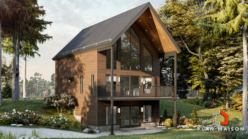 Chalet plan 24 x 32 | Plan Maison Québec