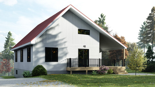 House model with basement | Plan Maison Québec