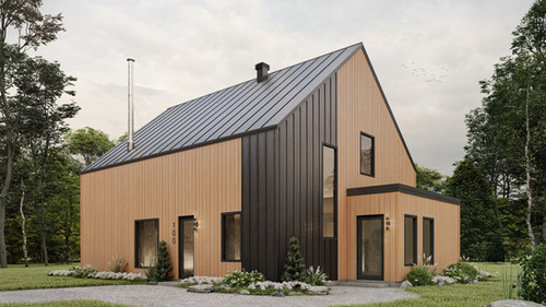 Atypical contemporary house plan | Plan Maison Québec