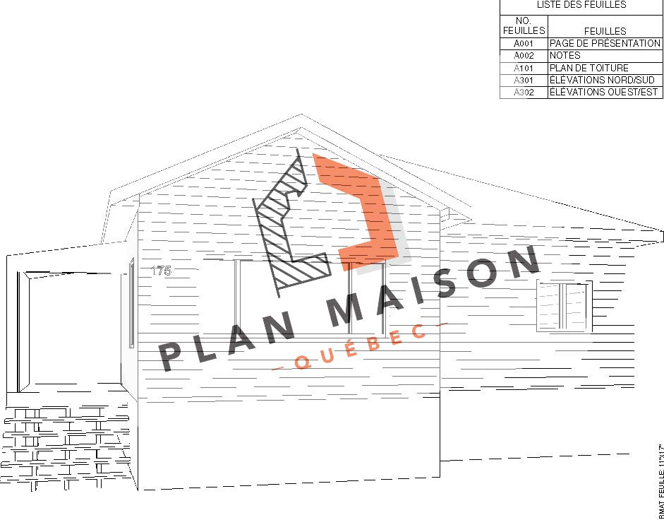 House extension with 4-sided roof | Plan Maison Québec