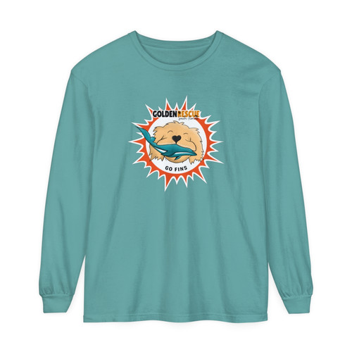 Go Fins! Long Sleeve T | Golden Rescue