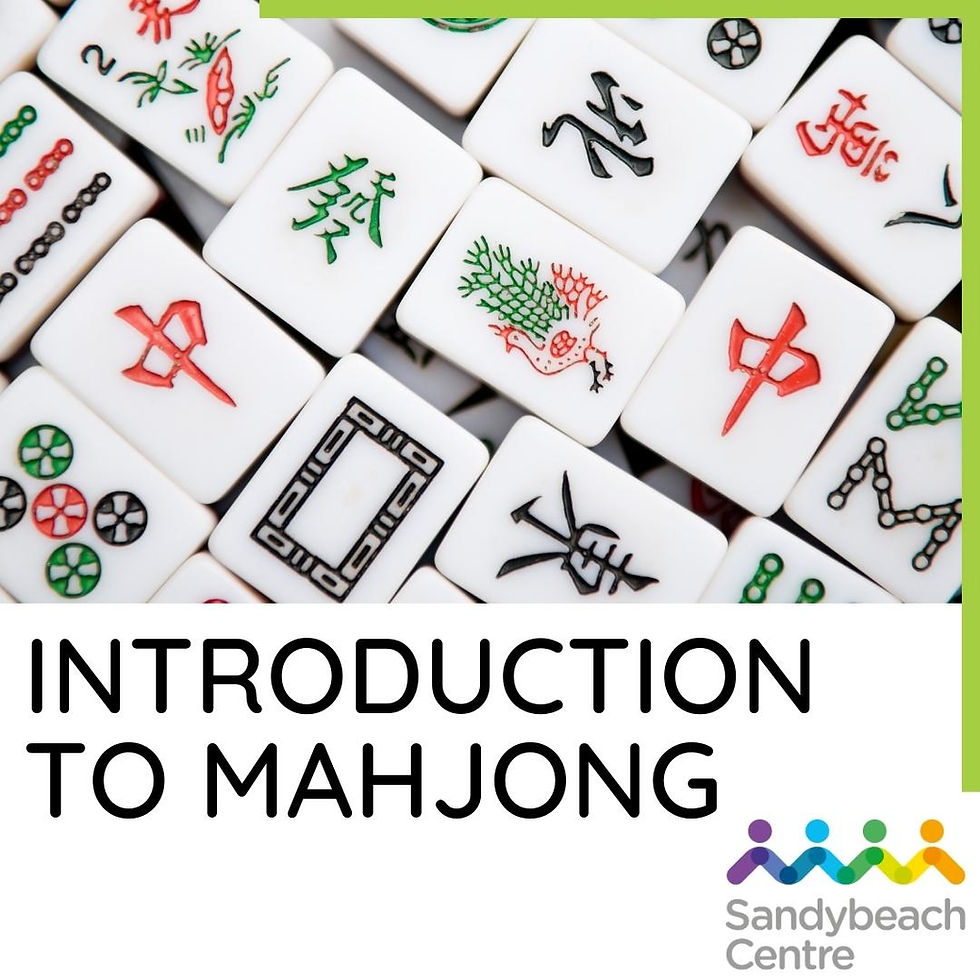 Introduction to Mahjong | sandybeachcentre