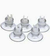2 x Detachable suction cups 5*30mm | Aquarium hut