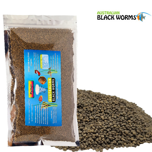 AUSTRALIAN BLACKWORM PELLET 100G | Aquarium hut