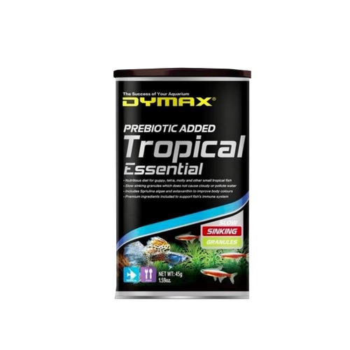 DYMAX TROPICAL ESSENTIAL SLOW SINKING GRANULES | Aquarium hut
