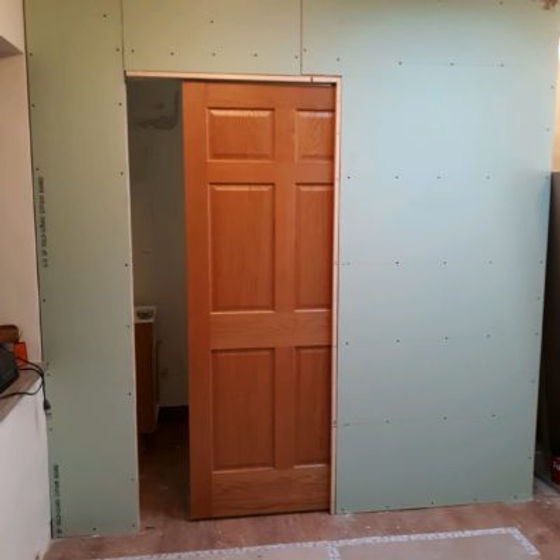 Cry room bathroom remodel is complete