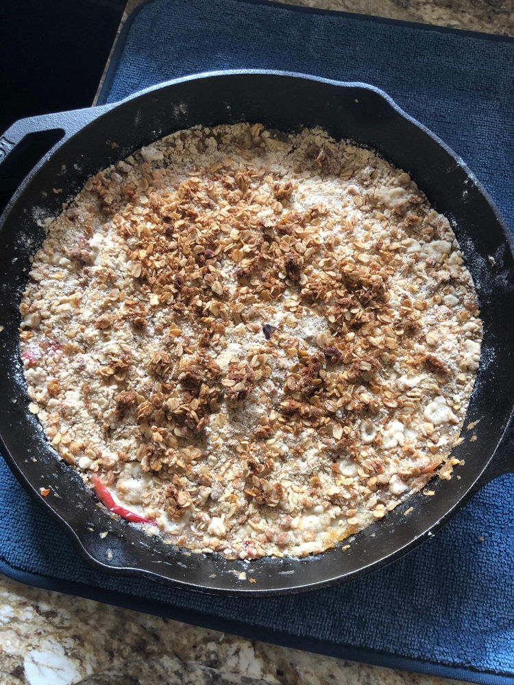 Apple Peach Crumble