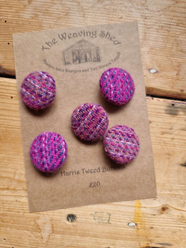 Harris tweed buttons | Western Isles Designs