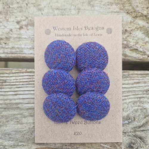 Harris tweed buttons | Western Isles Designs