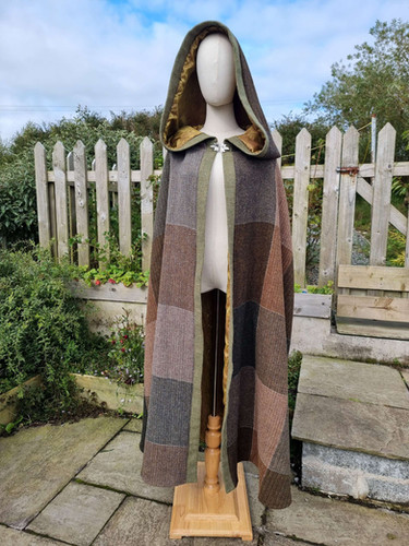 Two Sisters Tweeds Elven Cloak made to order | Western Isles Designs