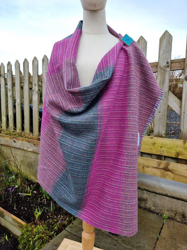 Two Sisters Tweeds shawl | Western Isles Designs