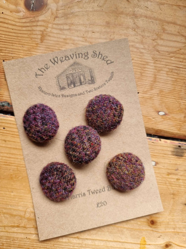 Harris tweed buttons | Western Isles Designs