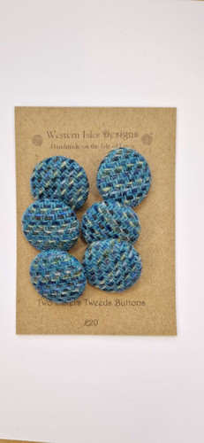 Two Sisters Tweed buttons | Western Isles Designs