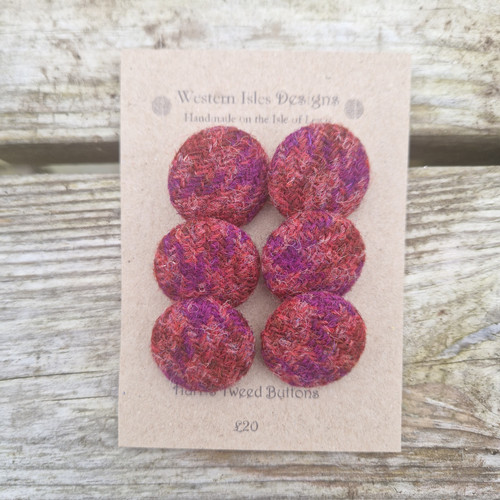 Harris tweed buttons | Western Isles Designs