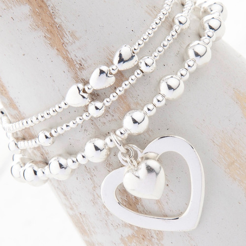 Sophia Silver Bracelet Set | Lucy Bradshaw Jewellery